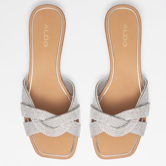 Aldo | Shoes | Aldo Coredith Slide Sandal Sequin Embellished | Poshmark